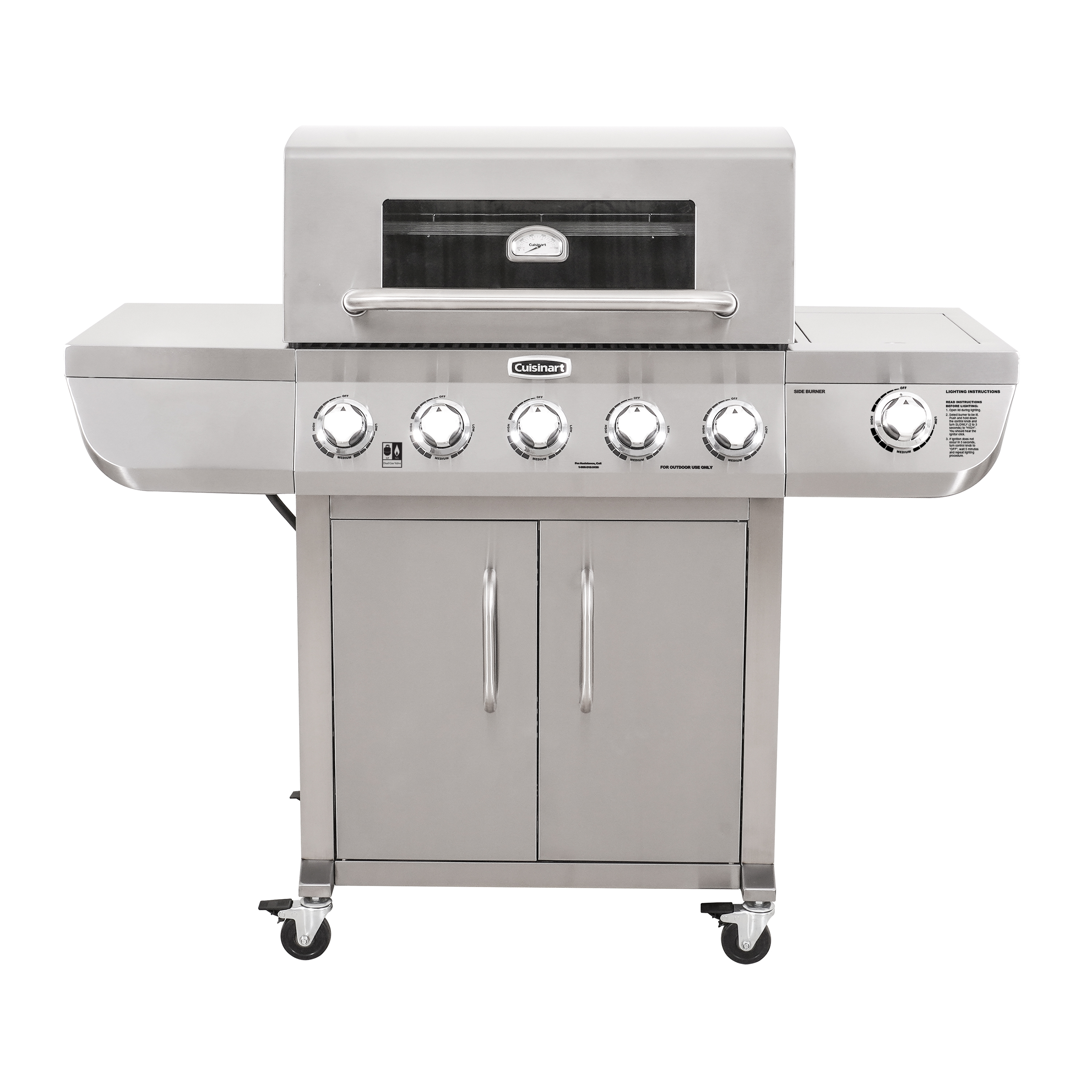 Discontinued Five Burner Dual Fuel Gas Grill - Cuisinart