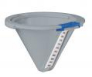 3 MM Crinkle Ribbon Cone Blue [SSL-100BLUE] - Cuisinart